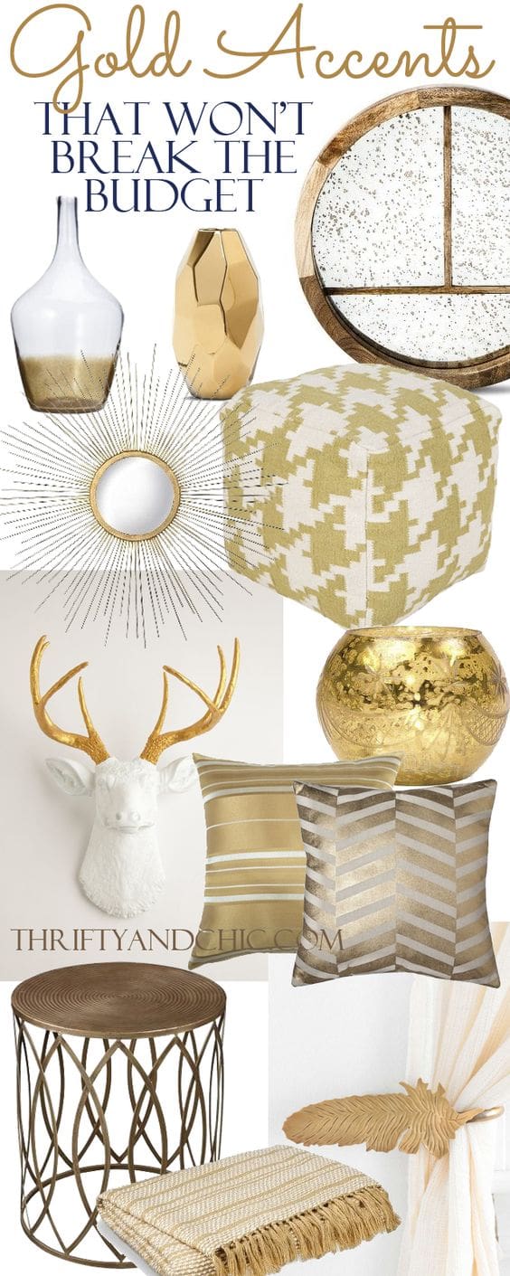 How Golden Color can Make your Interiors Glitter - happho